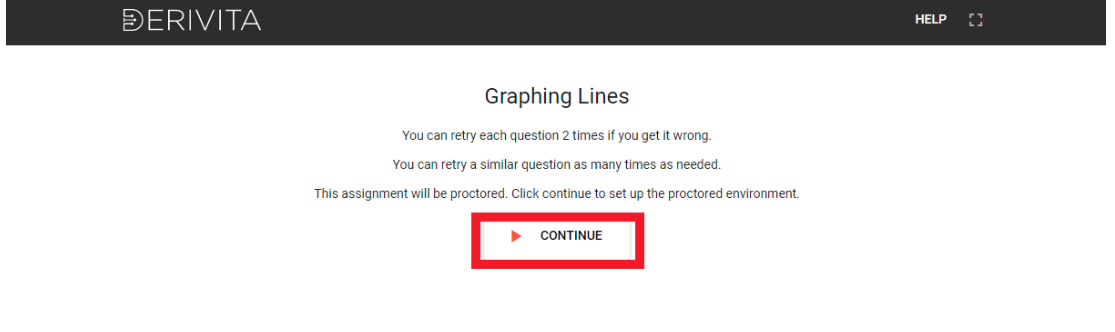 How do I complete proctored assignments?