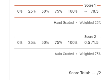 How to grade in Derivita